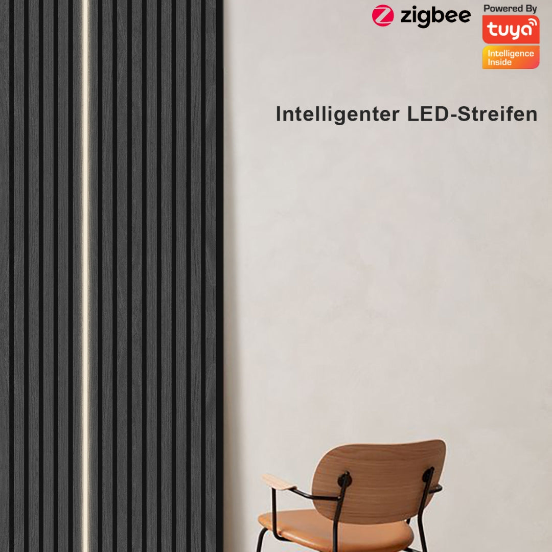 Komplettset LED-Streifen 240cm dimmbar für Akustikpaneele inkl. Halter